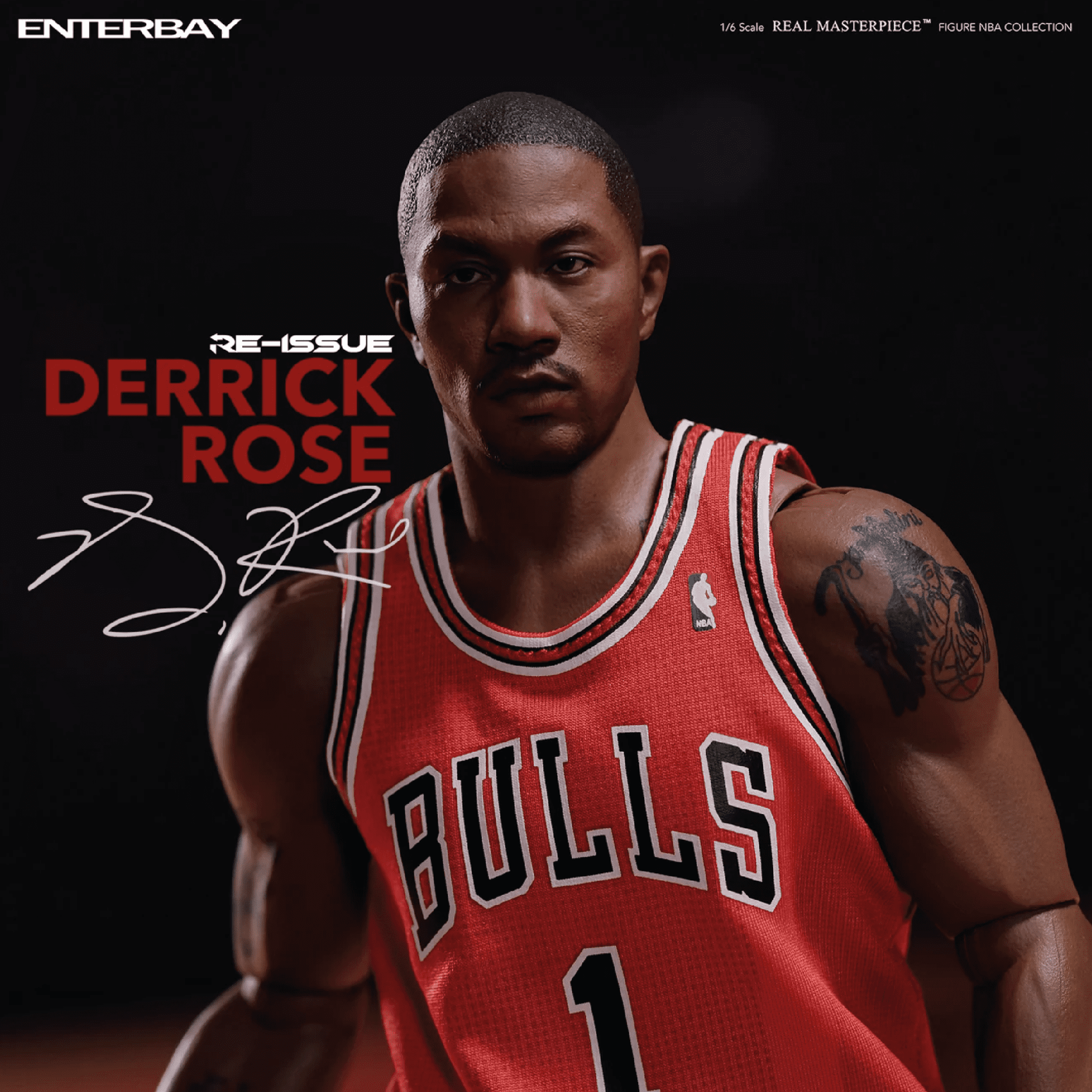 ENTERBAY：1/6 德里克‧羅斯｜蠟像級高可動人偶模型（高30釐米） | Nobletime